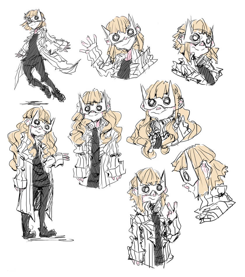 Character doodles- sol by Grumpiartist on DeviantArt