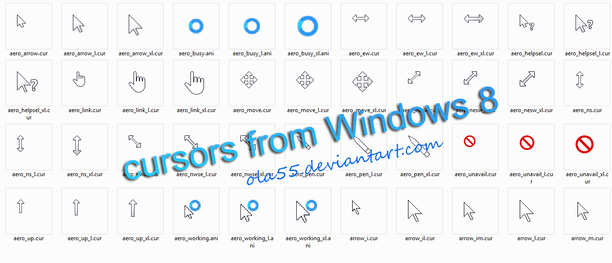 windows 8 Cursors by Ola55 on DeviantArt