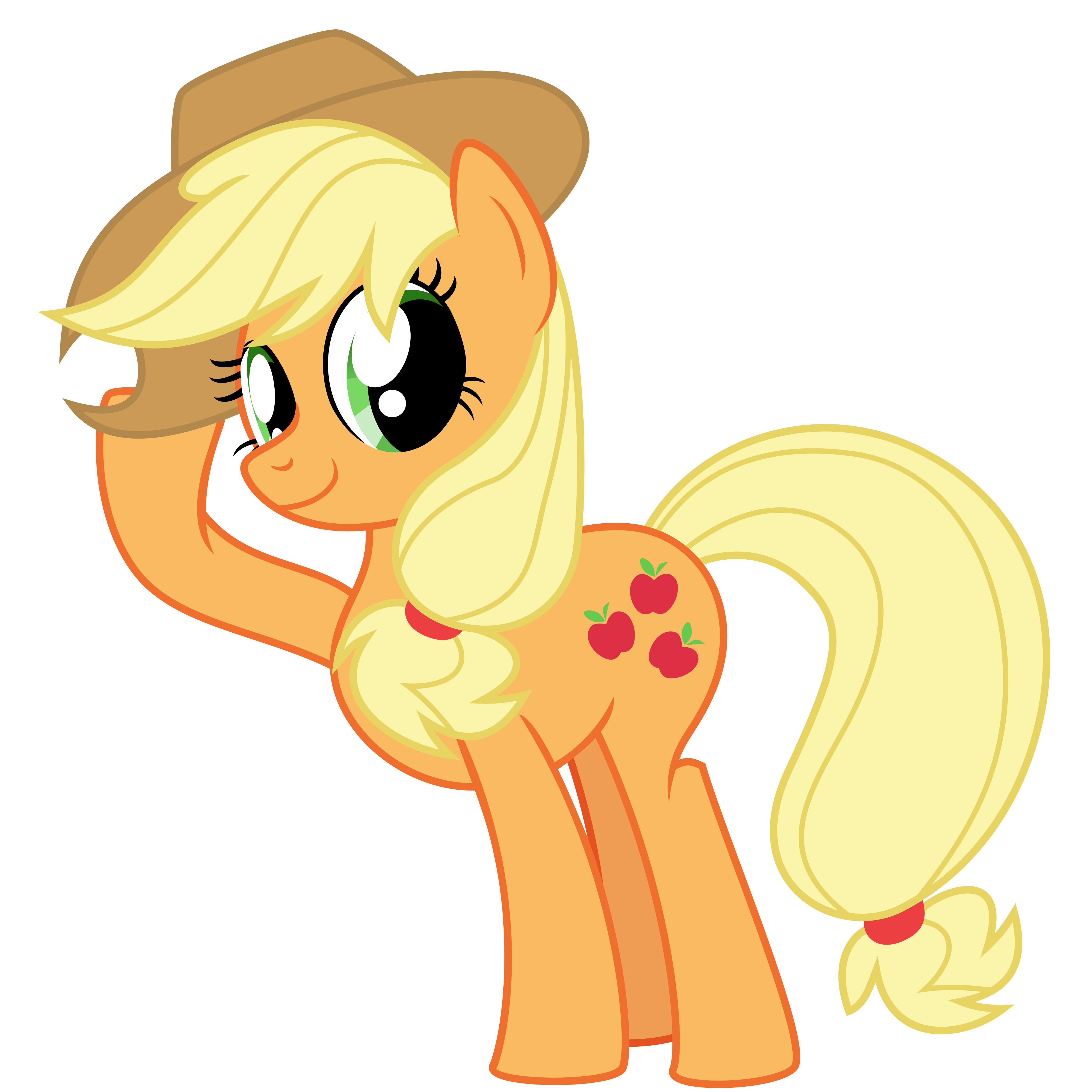 Applejack Excited