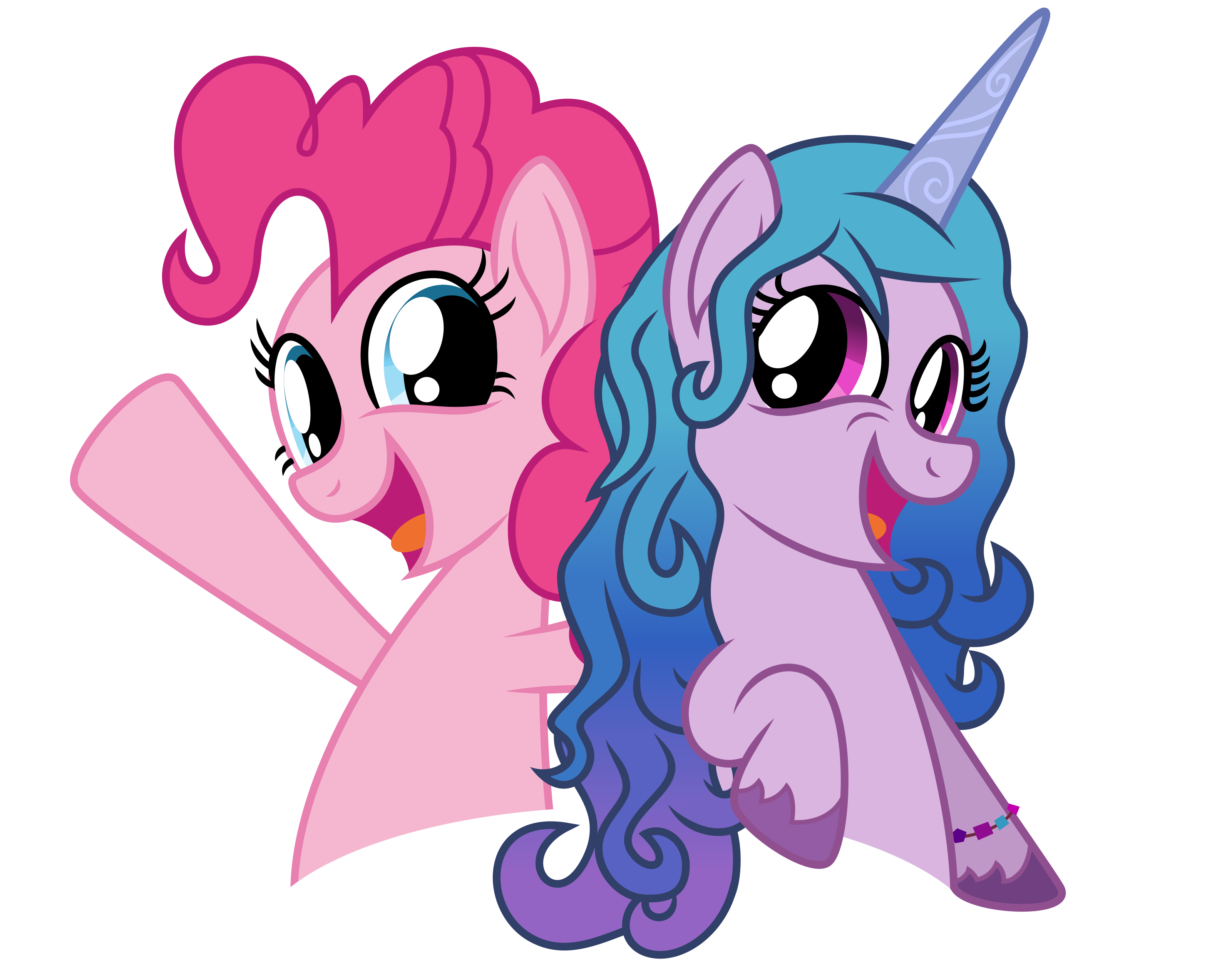 Pinkie Pie and Izzy Moonbow by DashYoshi on DeviantArt