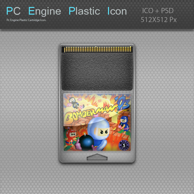 TurboGrafx 16/PC Engine Plastic Cartridge Icon by blinkybill on DeviantArt