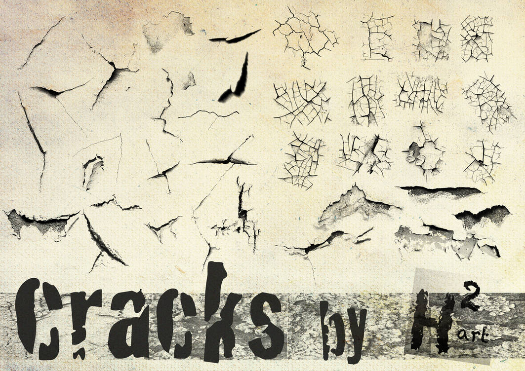 Crack Brushes by Helenartathome on DeviantArt