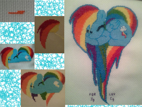 Rainbow Dash Cross Stitch 2 by Gorgomage on DeviantArt
