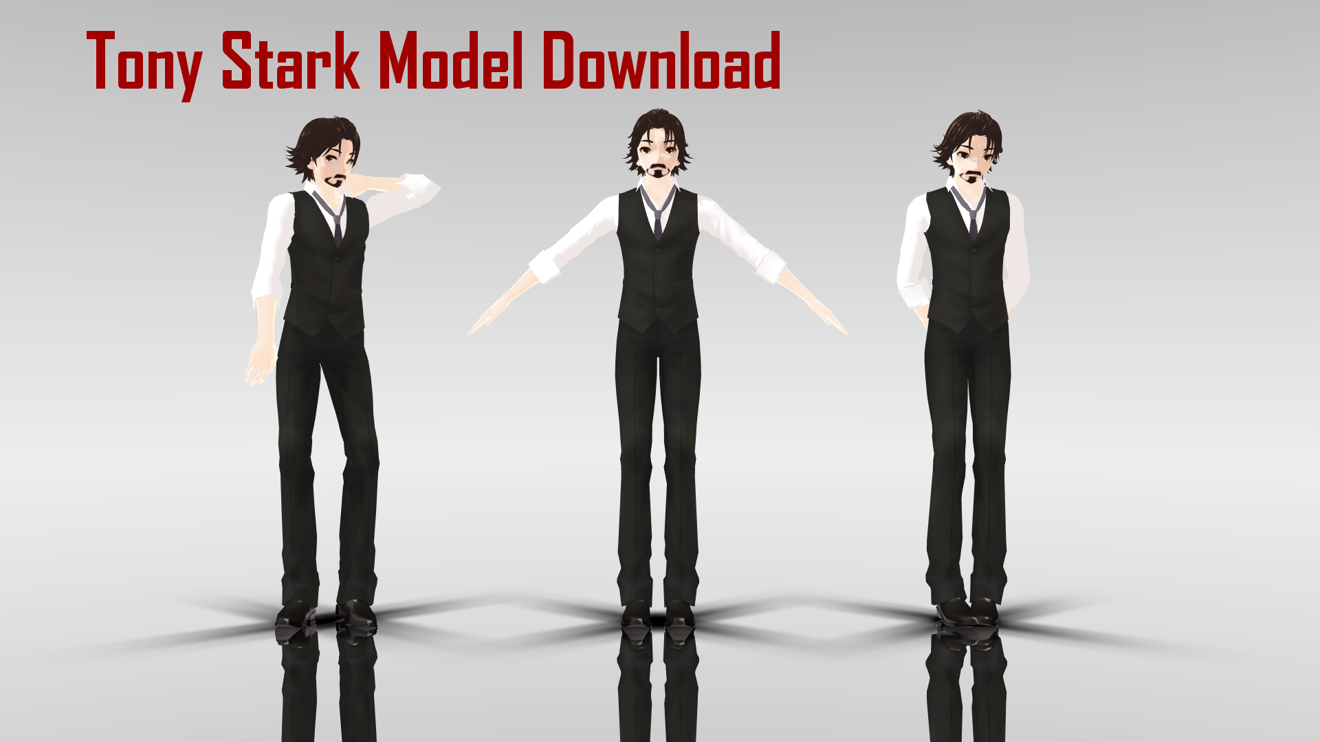 MMD Tony Stark (Download) by catcreaturee on DeviantArt