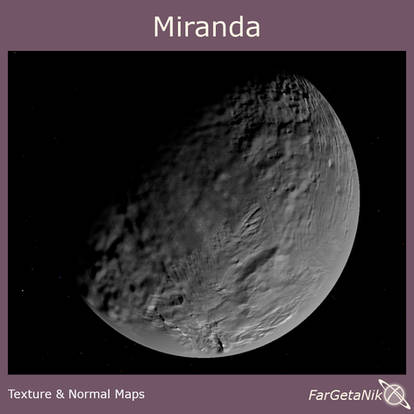 Uranus Mixed Texture For Celestia Remastered By