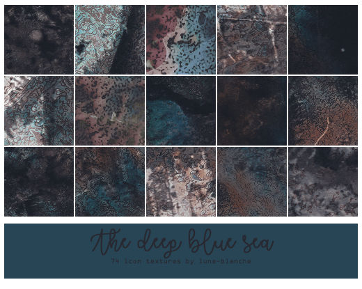 THE DEEP BLUE SEA - Icon Textures #31 by lune-blanche on DeviantArt