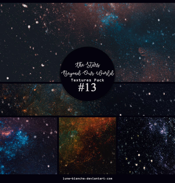 Textures pack #13 - The Stars Beyond Our World by lune-blanche on ...