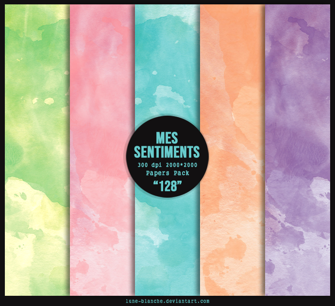 Papers pack #128 - MES SENTIMENTS by lune-blanche on DeviantArt
