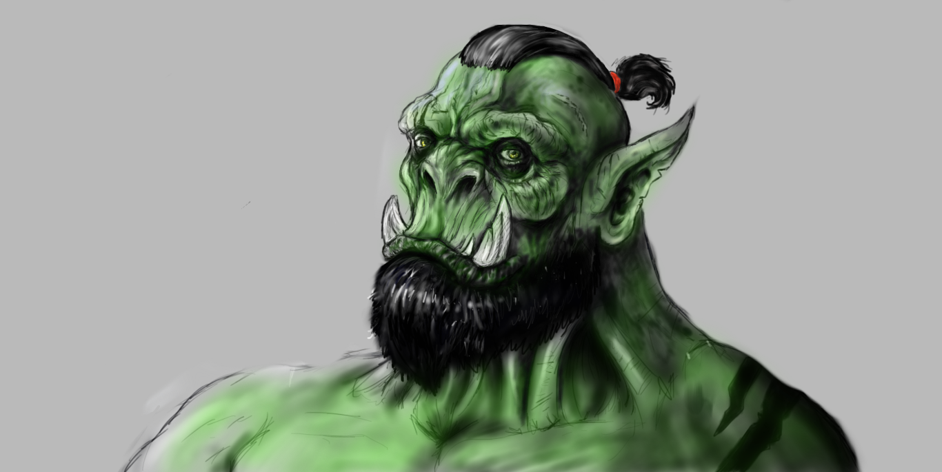 orc face by JappaC on DeviantArt