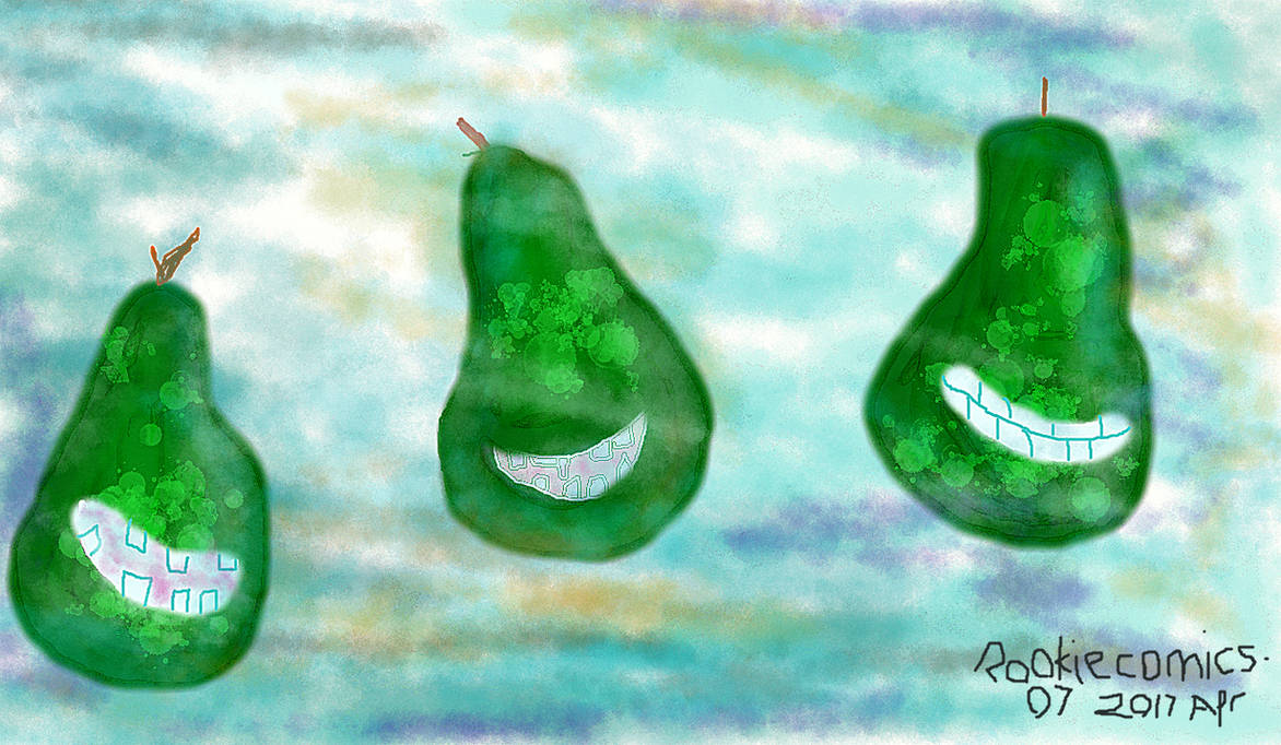 Pears everywhere by rookiecomics07 on DeviantArt