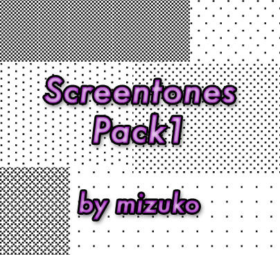 Screentones Pack1 by mizukoiuchi on DeviantArt