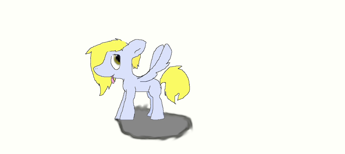 my sisters drawing of derpy by poisondarts555 on DeviantArt
