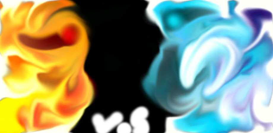 Spirit Battle 1: Water And Fire by JourneyDoom on DeviantArt