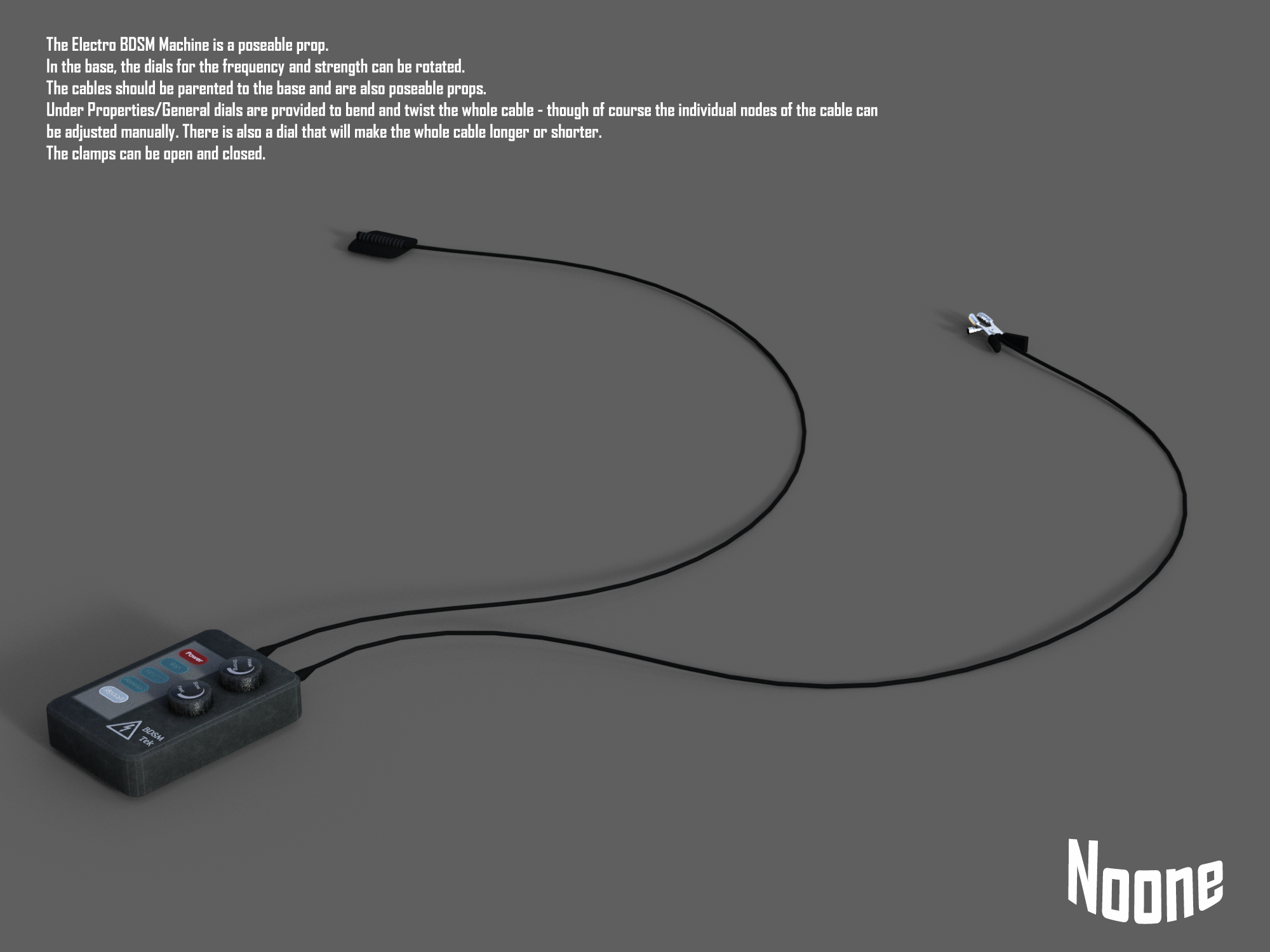 FREEBIE: Electro Device BDSM by Noone102000 on DeviantArt