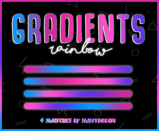 //+Rainbow x Gradients Pack by swxftdream on DeviantArt