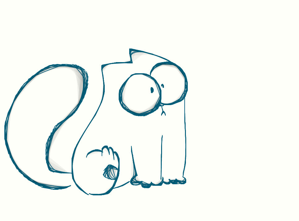 how i draw simon's cat by DoddleFur on DeviantArt