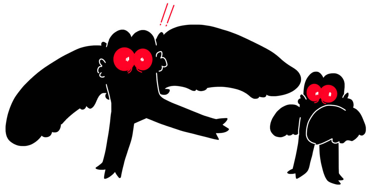mothman come home by haiku-e on DeviantArt