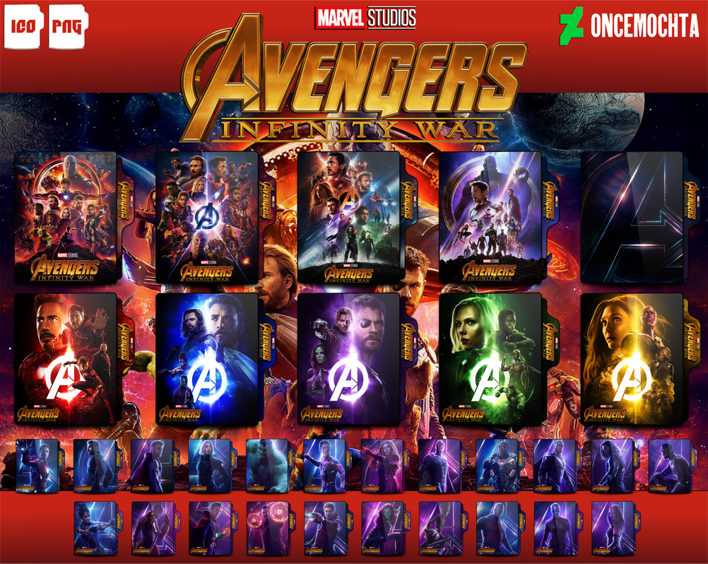 Avengers: Infinity War (2018) Icon Pack by ONCEMochta on DeviantArt