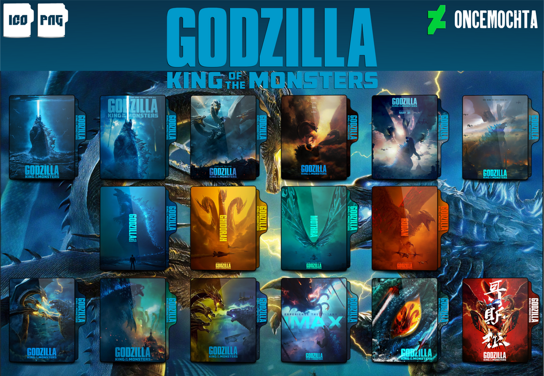 Godzilla: King of the Monsters (2019) Icon Pack by ONCEMochta on DeviantArt