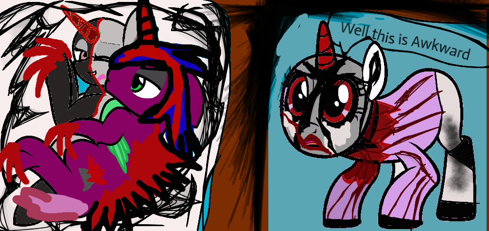 MLP: Awkward Walk in by jugspitingchamp on DeviantArt