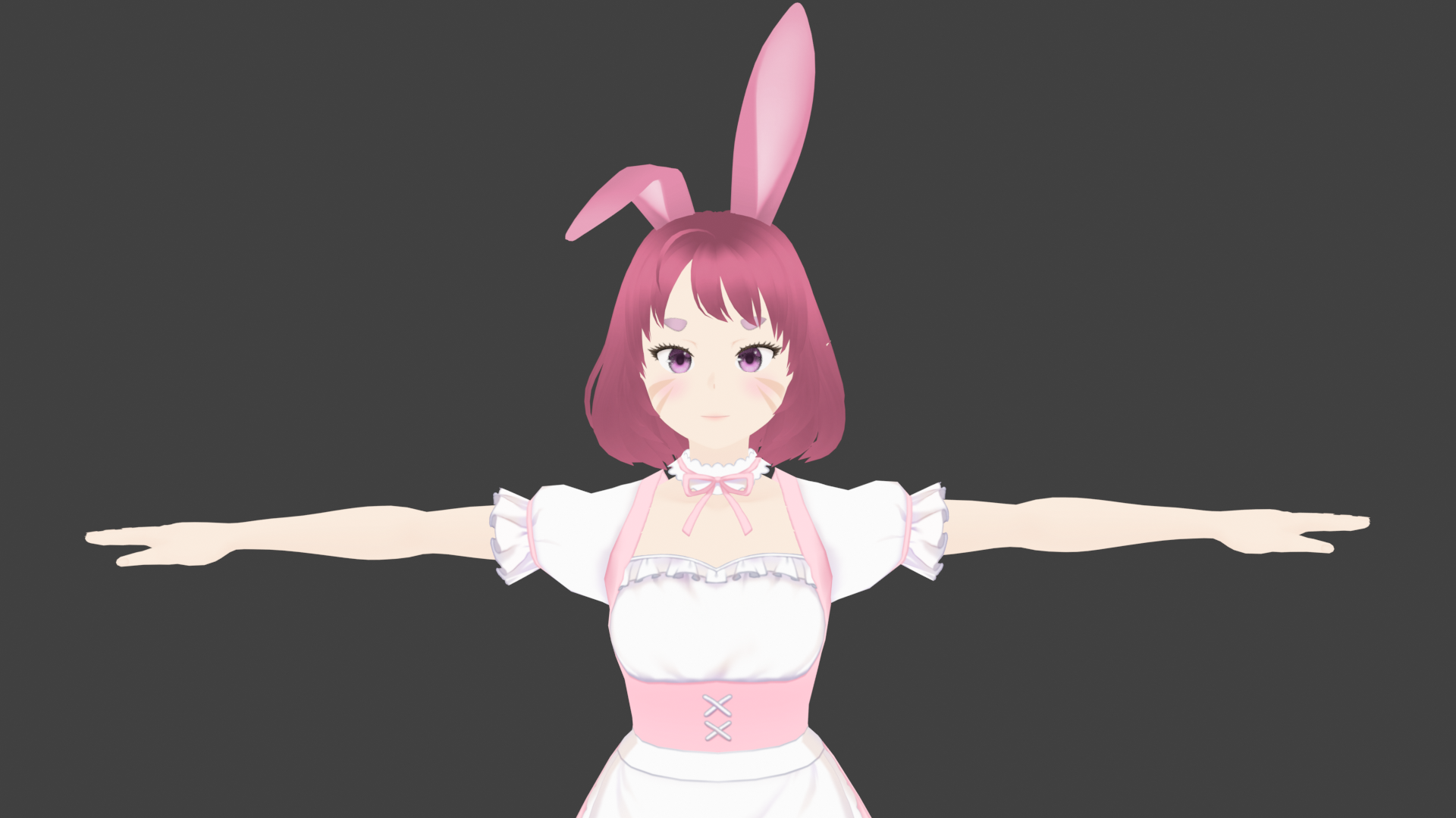 Vrchat Vrm Cute Anime Girl Character Akane By Mmd4you On Deviantart