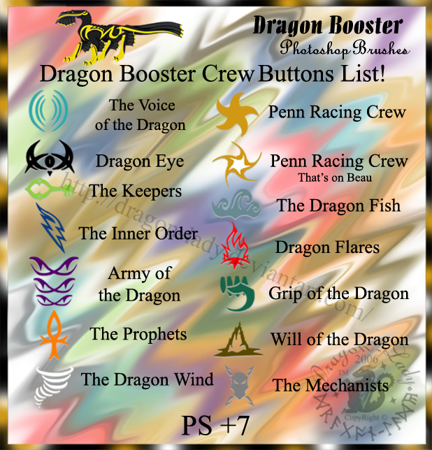 Dragon Booster Crew Brushes by CrystalJoy-Creations on DeviantArt