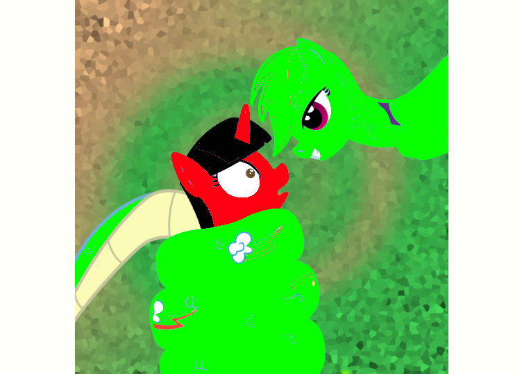 Green snake catches me by darraghandfriends on DeviantArt