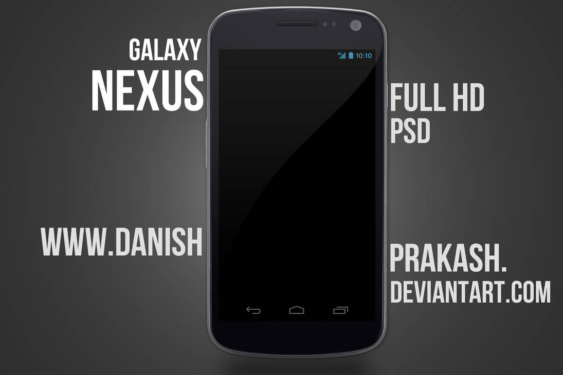 Galaxy Nexus [psd] by danishprakash on DeviantArt