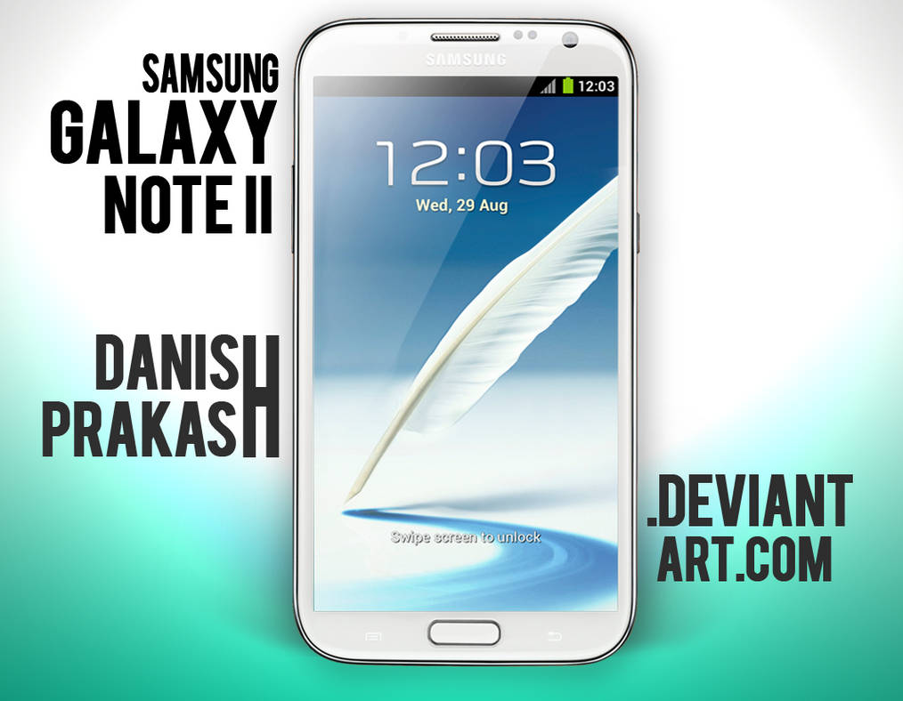 Samsung Galaxy Note II [White] [psd] by danishprakash on DeviantArt