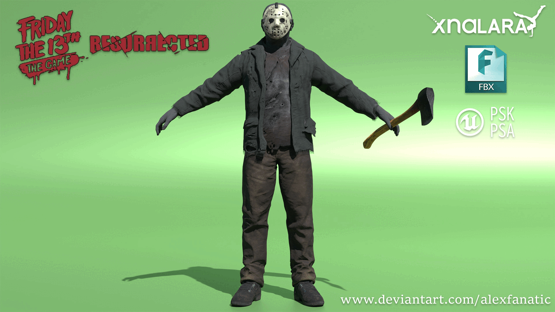 F13R - Jason Voorhees (Ghost) PSK/XPS/FBX by AlexFanatic on DeviantArt