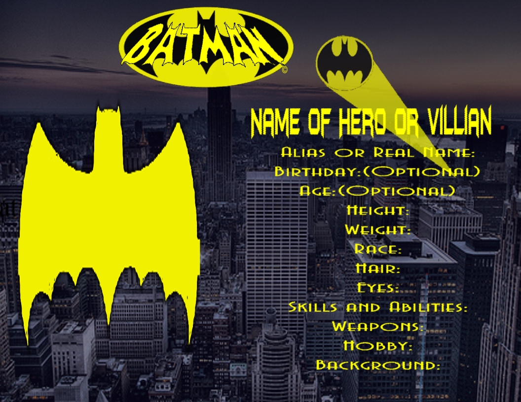 Batman OC Template by KiteBoy1 on DeviantArt