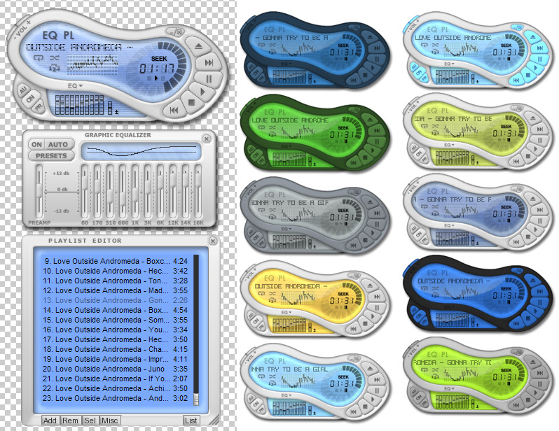 Peanut Winamp Skin. Nearly Fin by bluesphere on DeviantArt