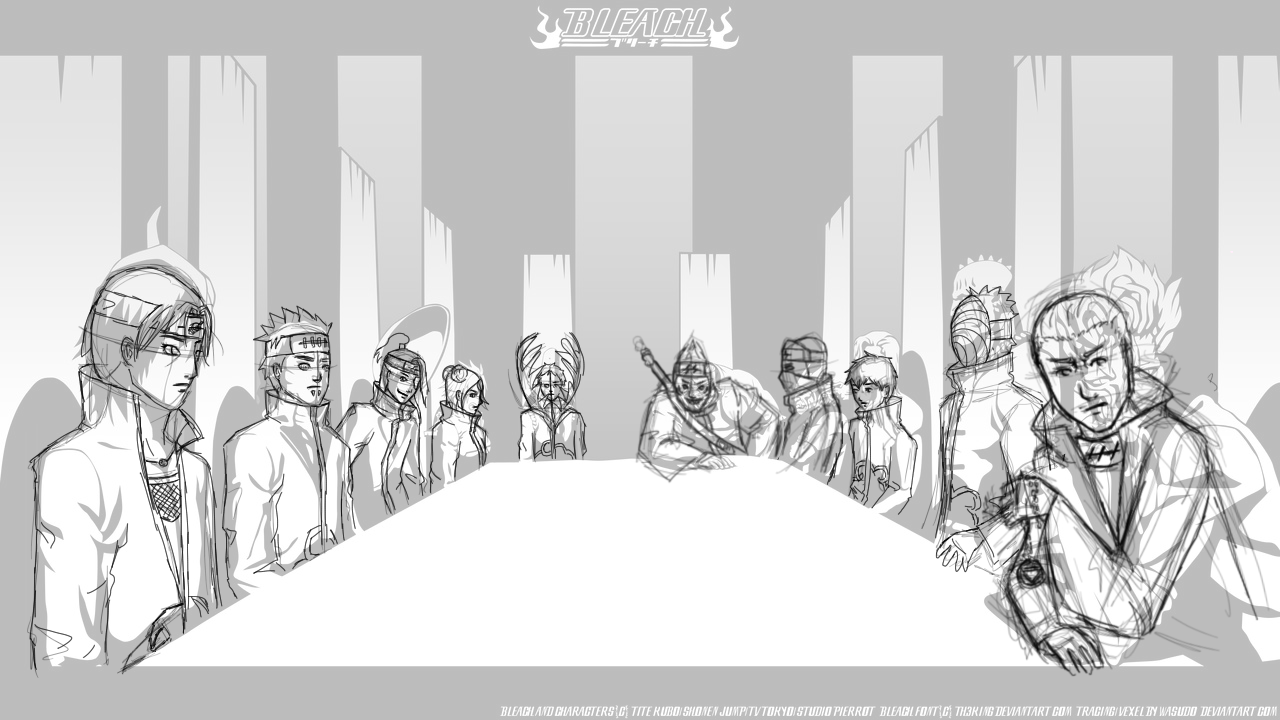 WIP Akatsuki at the Espada Table by rothfyae on DeviantArt
