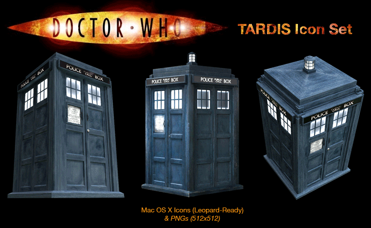 TARDIS Icon Set by sveiki on DeviantArt