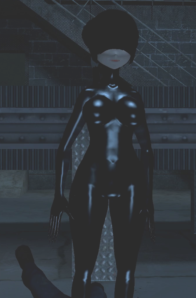 Xenowoman advancing seductively at (F) criminal by 17lakect on DeviantArt