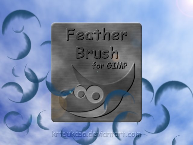 Feather Brush for GIMP by krTsukasa on DeviantArt