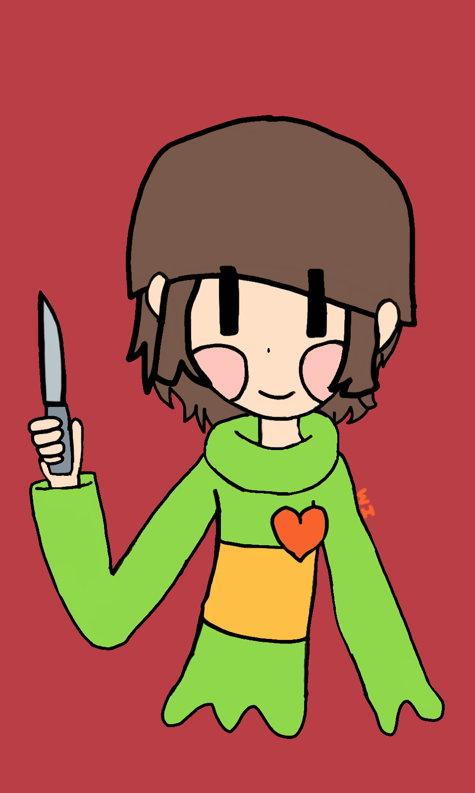 Greetings, I am CHARA by IshikoMiyoshi162 on DeviantArt