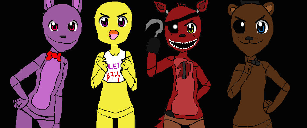 Fnaf gang by lanaboo4 on DeviantArt