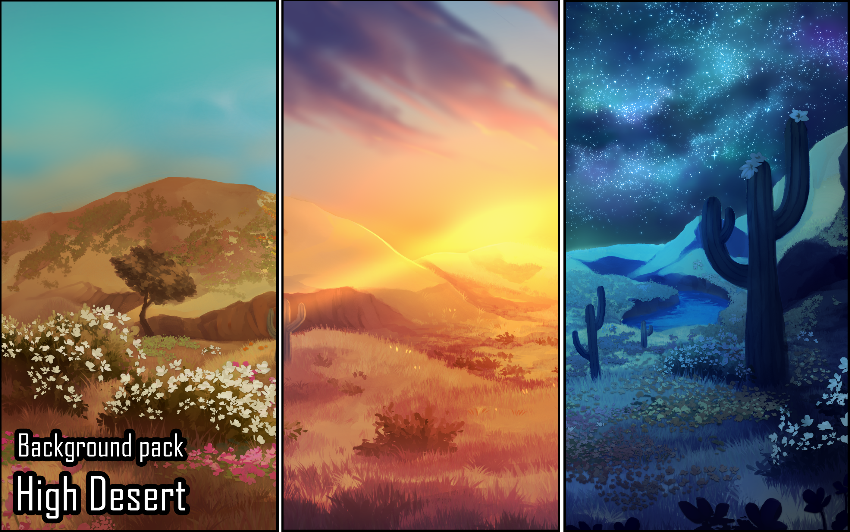 BG Set - Arid Highlands by momma-kuku on DeviantArt