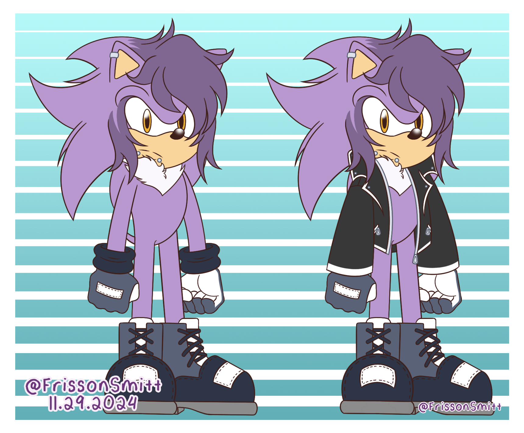 Sage the Hedgehog - Redesign by FrissonSmitt on DeviantArt