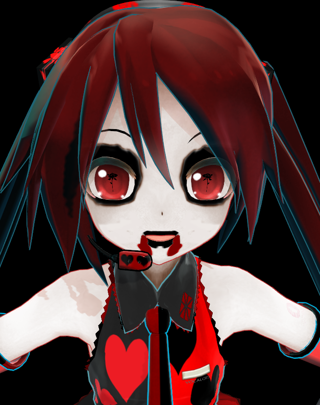 MMD Vampire Miku DL by deangagaTR on DeviantArt