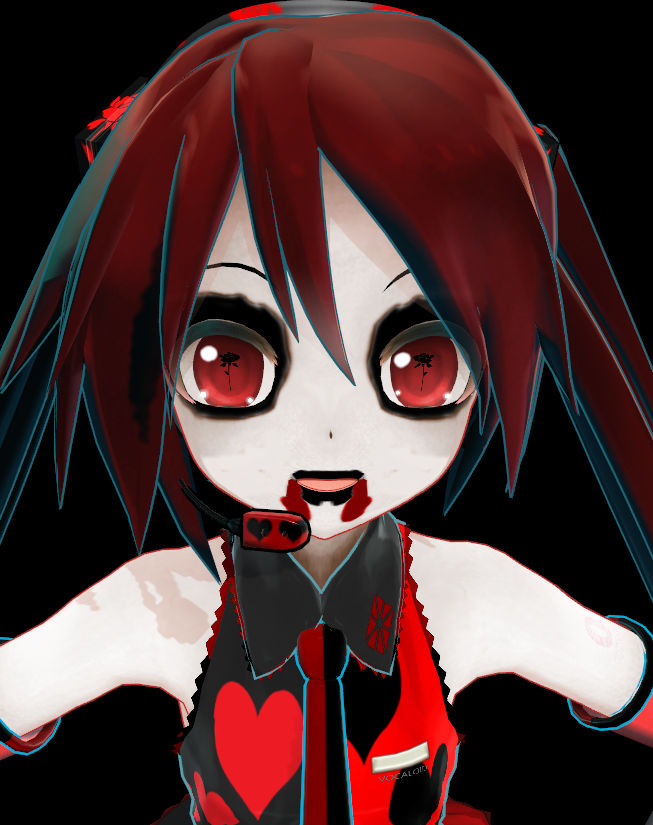 Mmd Vampire Miku Dl By Deangagatr On Deviantart