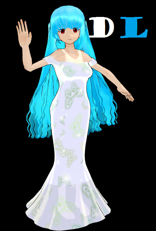 Night Dress MMD model DL by deangagaTR on DeviantArt