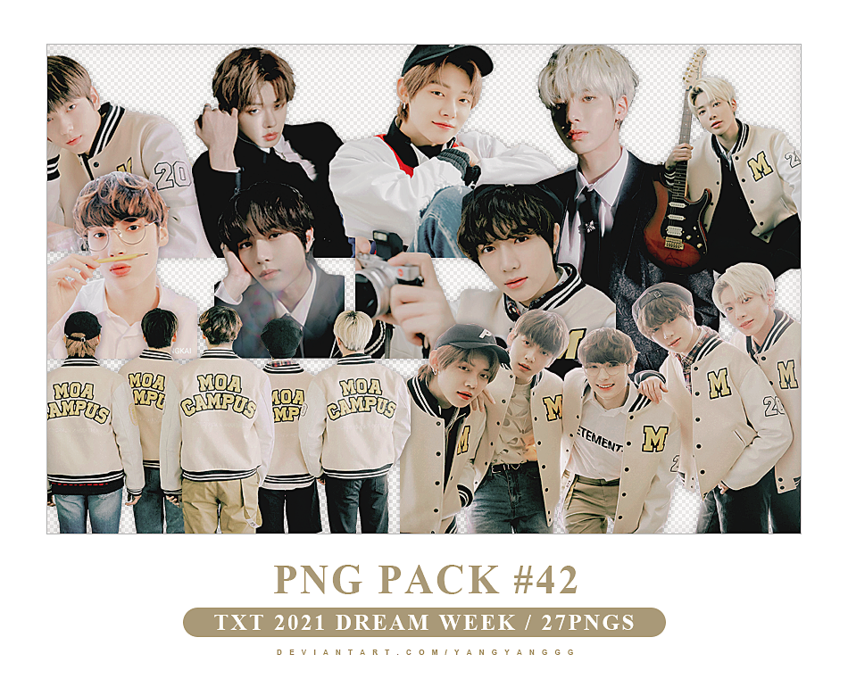 PNG PACK#42 - TXT 2021 DREAM WEEK 27PNGs - By Yang by Yangyanggg on ...