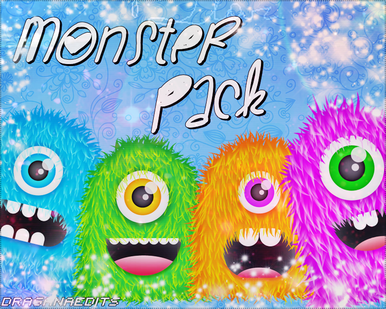 Monstr Pack by DraganaEdits on DeviantArt