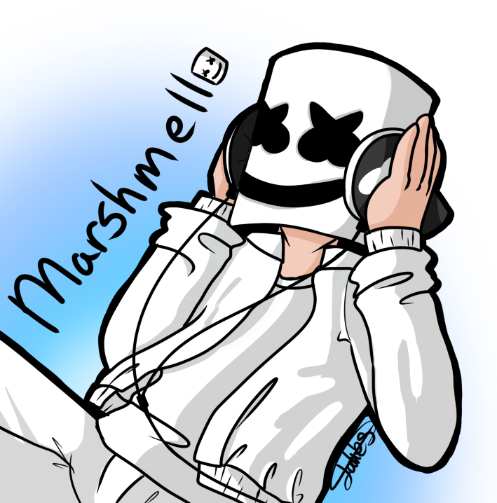 Marshmello (gif) by Jamesovlover on DeviantArt