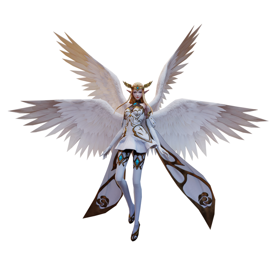 Four wings angel by waitht on DeviantArt