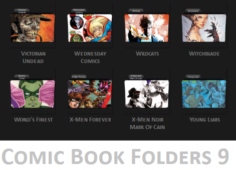 Comic Book Folder Icons 9 by ESeph on DeviantArt