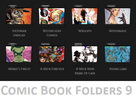 Comic Book Folder Icons 9 by ESeph on DeviantArt