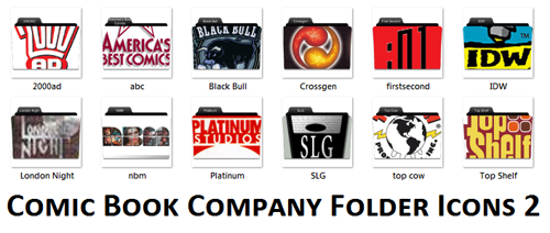 Comic Book Company Folder Icon by ESeph on DeviantArt